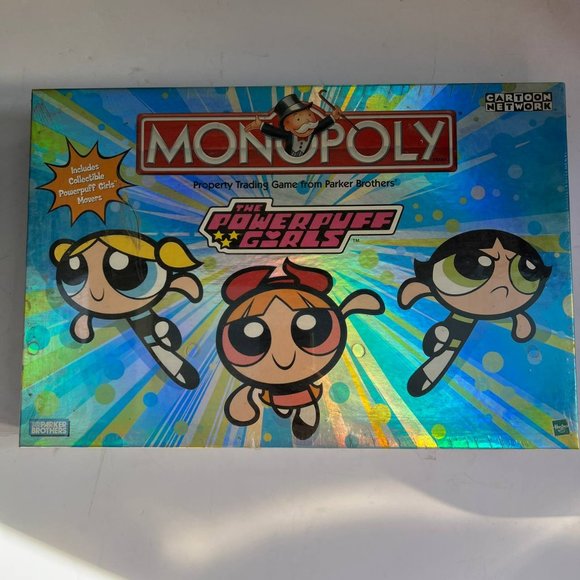 Hasbro | Games | Vintage Monopoly The Powerpuff Girls 20 Cartoon ...